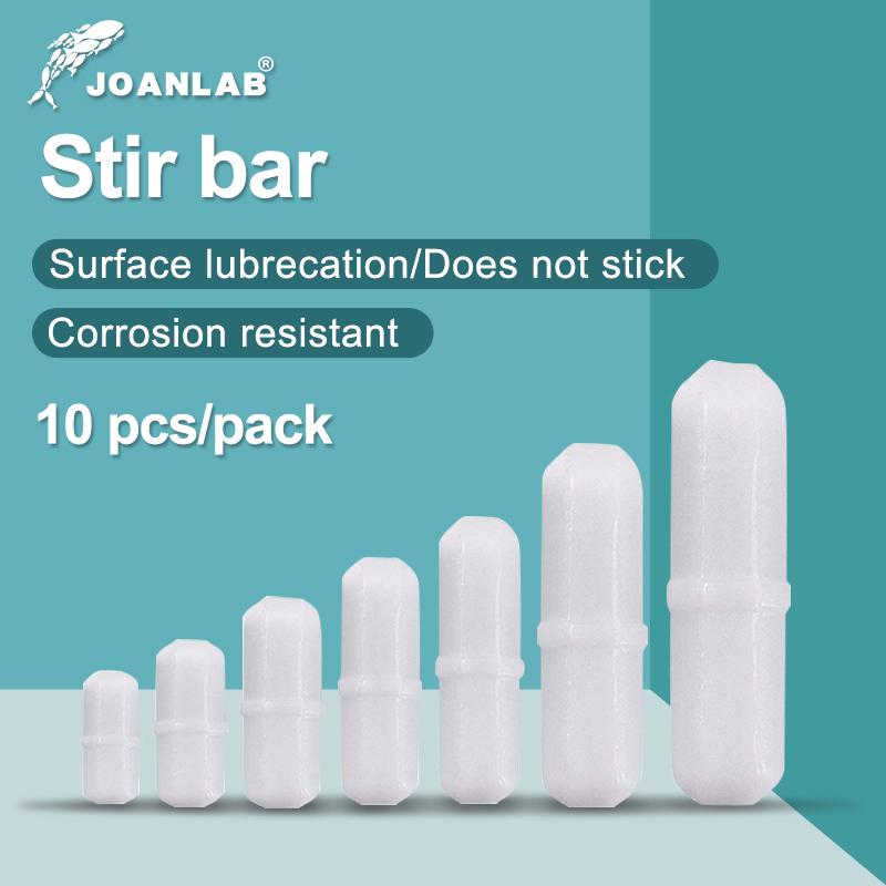 JOANLAB Stir Bar Mixed Size 10/15/20mm 25mm 28mm 30mm 35mm 40mm PTFE 8 ...