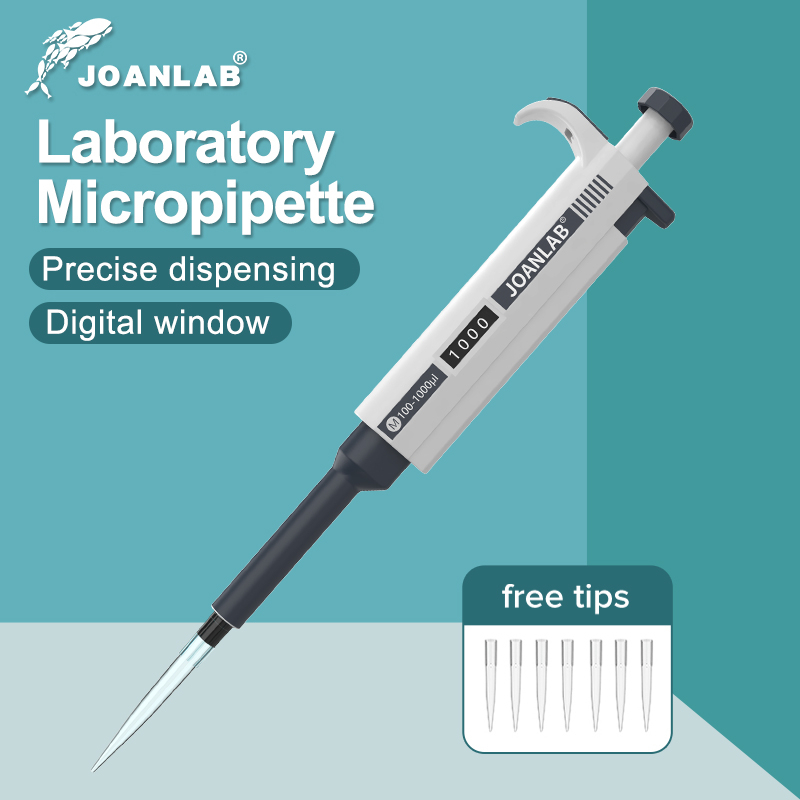 JOANLAB Micropipette Laboratory Automatic Pipette Digital Adjustable ...