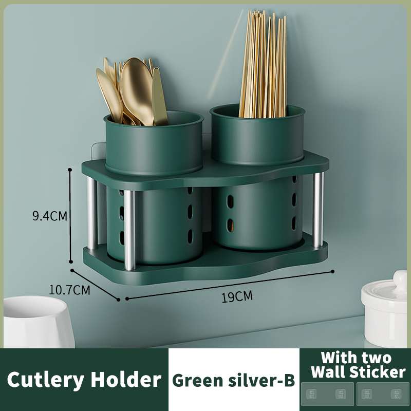 Kitchen Chopsticks Storage Box Fork Spoon Cutlery Holder Organizer ...