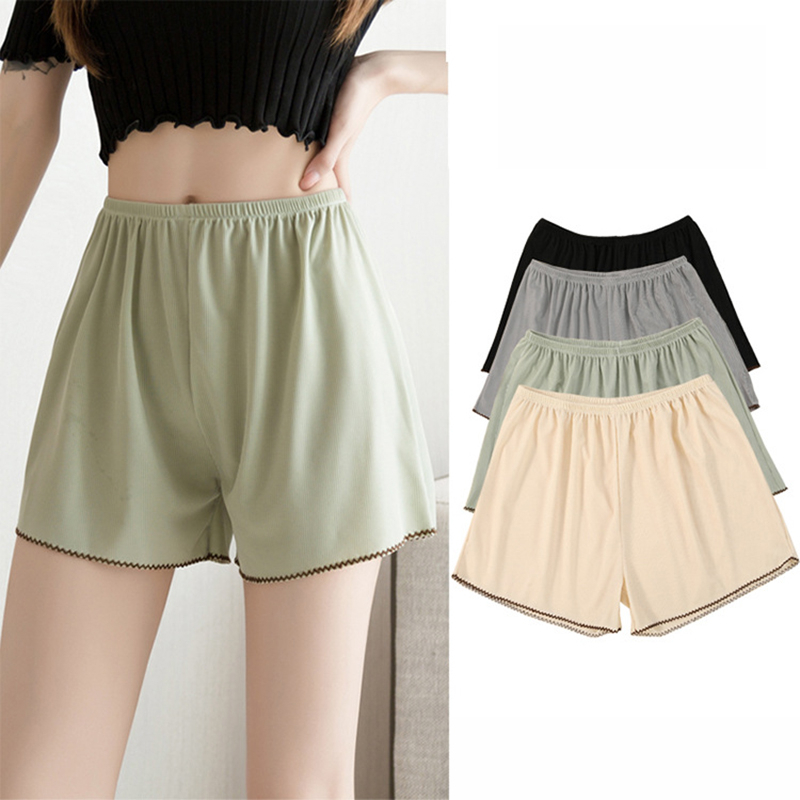 Ice Silk Safety Shorts Women's Shorts Triple Pants Women's Safety ...