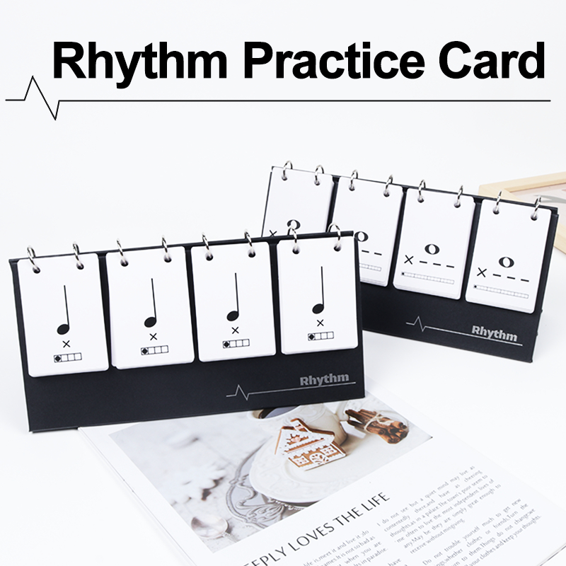 Rhythm Practice Card Visual Practice Card Note Training Card Music ...