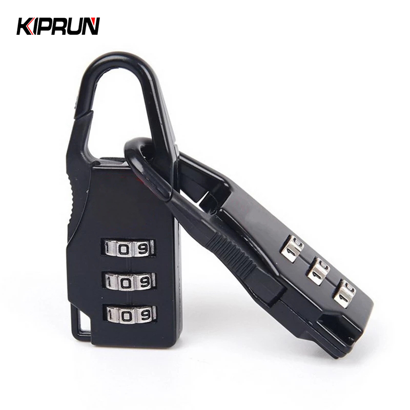 KIPRUN Mini Digit Code Lock Combination Padlock Safety Travel Security ...