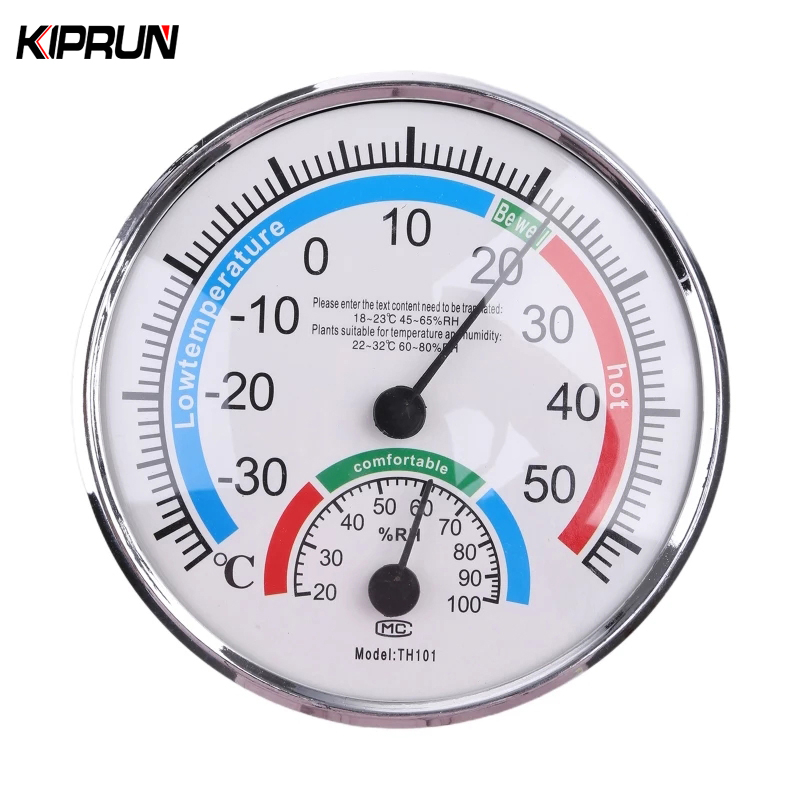KIPRUN Thermometer Hygrometer 2 in 1 Temperature Analog Humidity ...