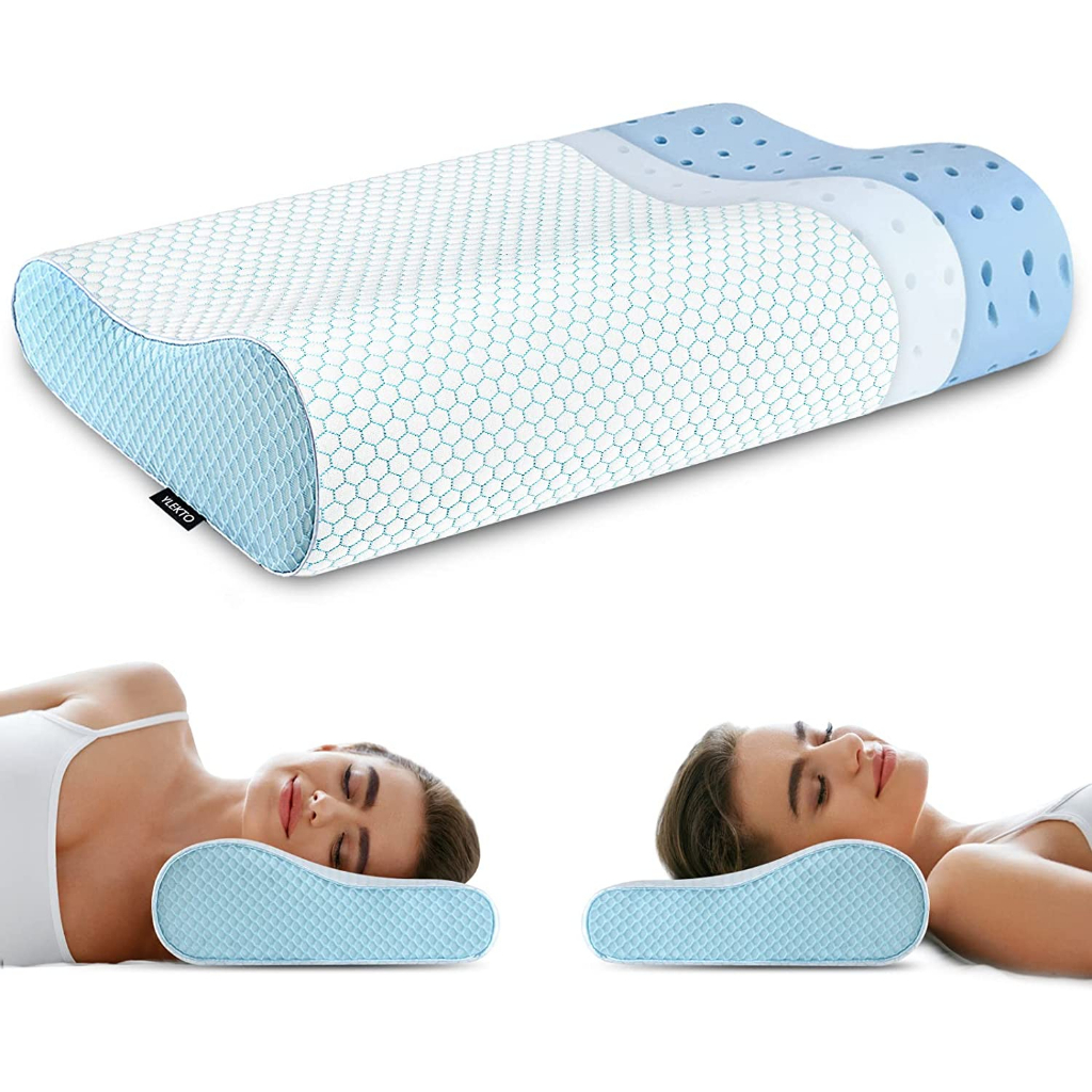 Abraca Dabra Memory Foam Pillows, Neck Pillow Queen Size Bed Pillow for ...