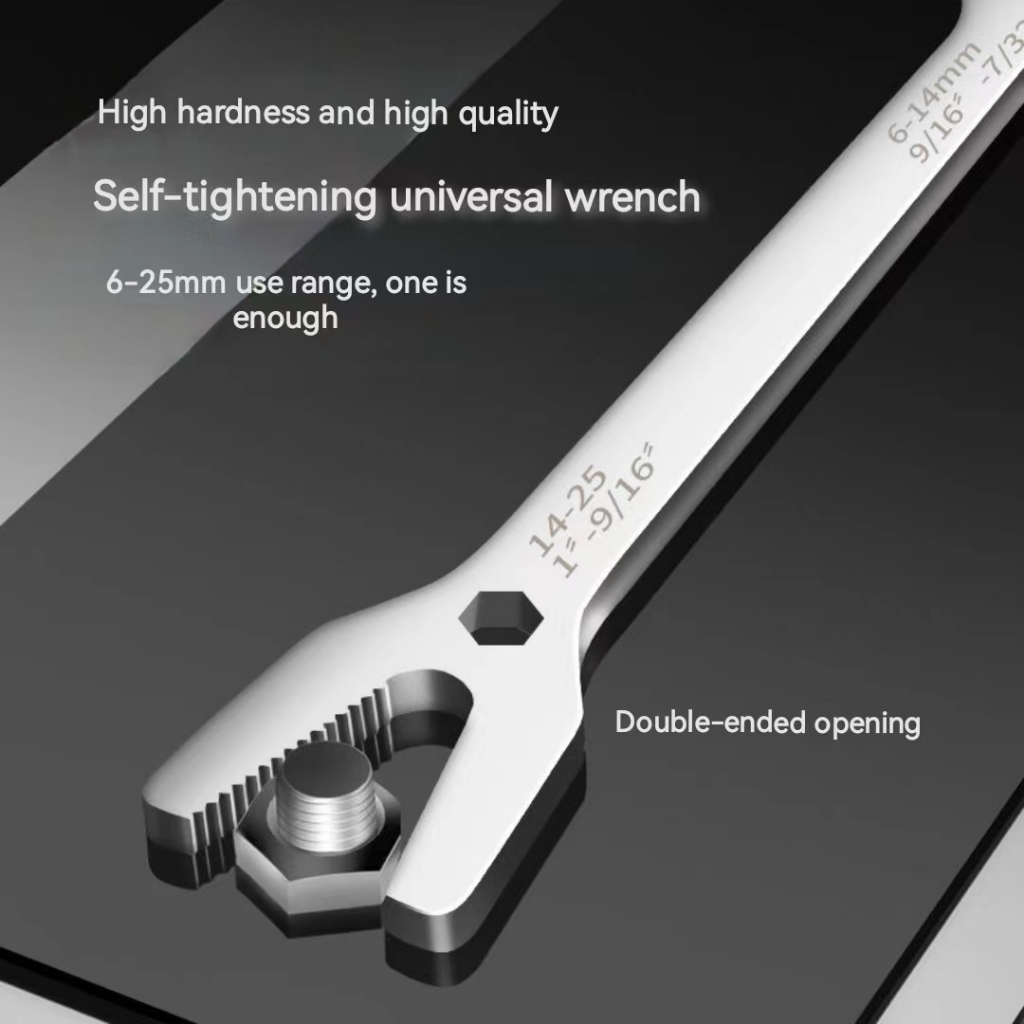 Universal Self-Tightening Wrench Adjustable Multifunctional Double ...