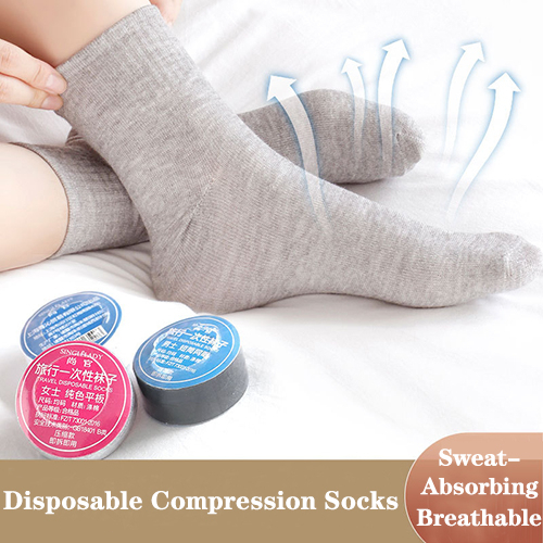 5 Pairs Disposable Socks Travel Men Women Business Trip Breathable ...