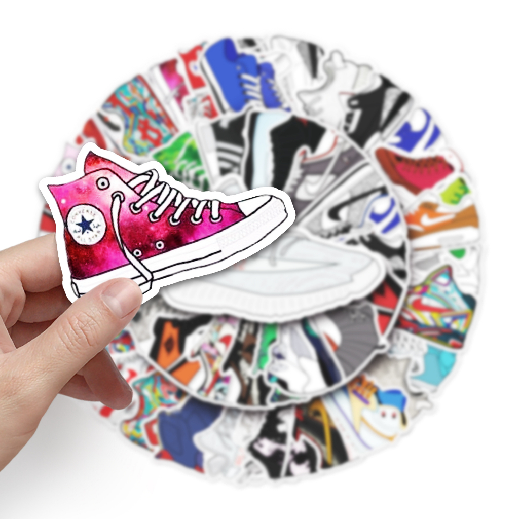 50 Piece COOL tide shoes B DIY Creative Motor Stickers Car Stickers ...