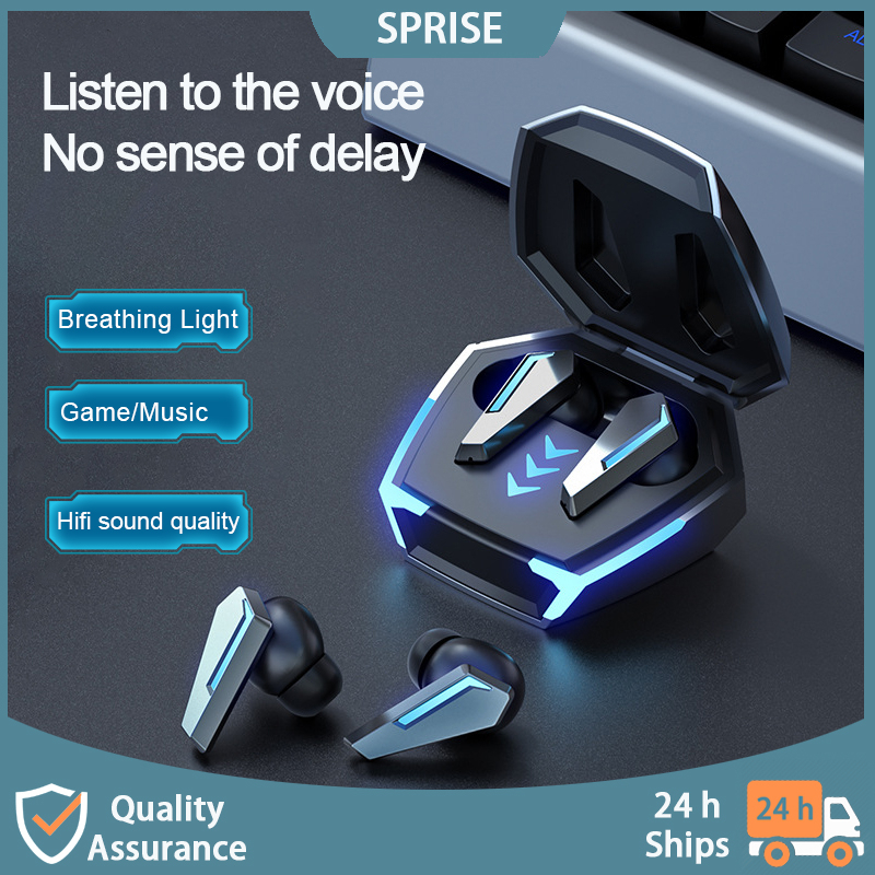 SPRISE M10 Premium Gaming Bluetooth Earphones Wireless TWS Noise ...