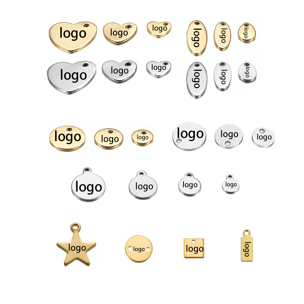 Customized Laser Engraving Name LOGO Stainless Steel Personalized Label ...
