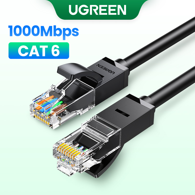 UGREEN CAT6 Ethernet Flat/Round Cable Cat6 Lan Cable UTP RJ45 Network ...