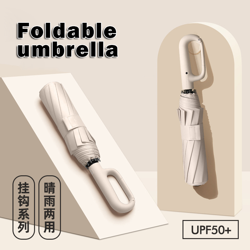Folding automatic umbrella 125CM sun protection umbrella closed loop ...
