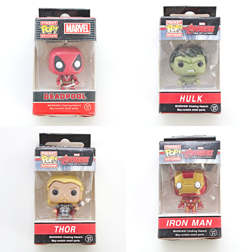 22 Style Marvel The Avengers POP Q Version Iron Man Spider-Man Deadpool ...