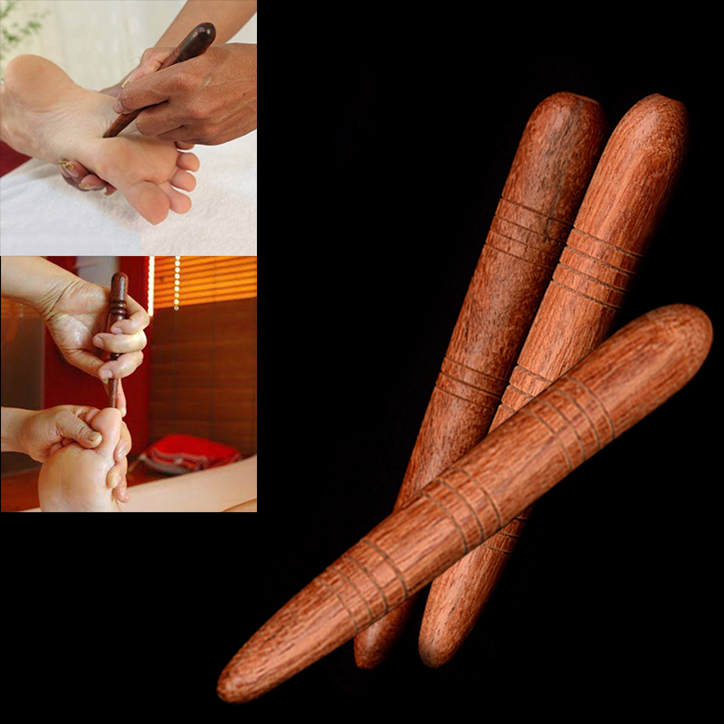 1pc Wooden Rosewood Massage Stick Foot Reflexology Body Health Care ...