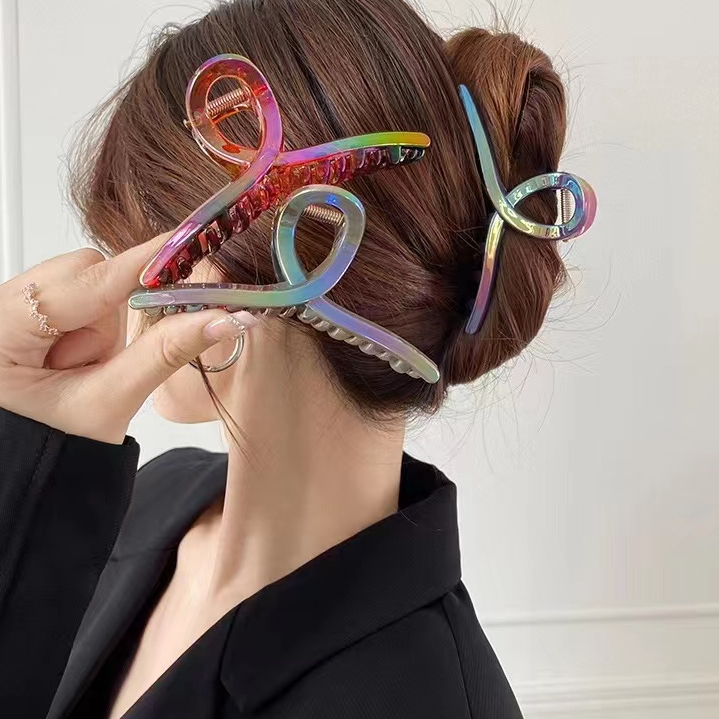 Big Hair Claw Clips Large Jelly Hair Clip for Women Large Claw Larger ...