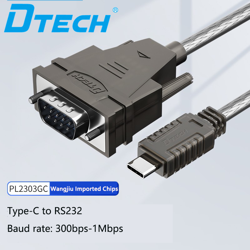 Dtech USB C to RS232 Serial Port Cable Industrial Grade PL2303GC Chip ...