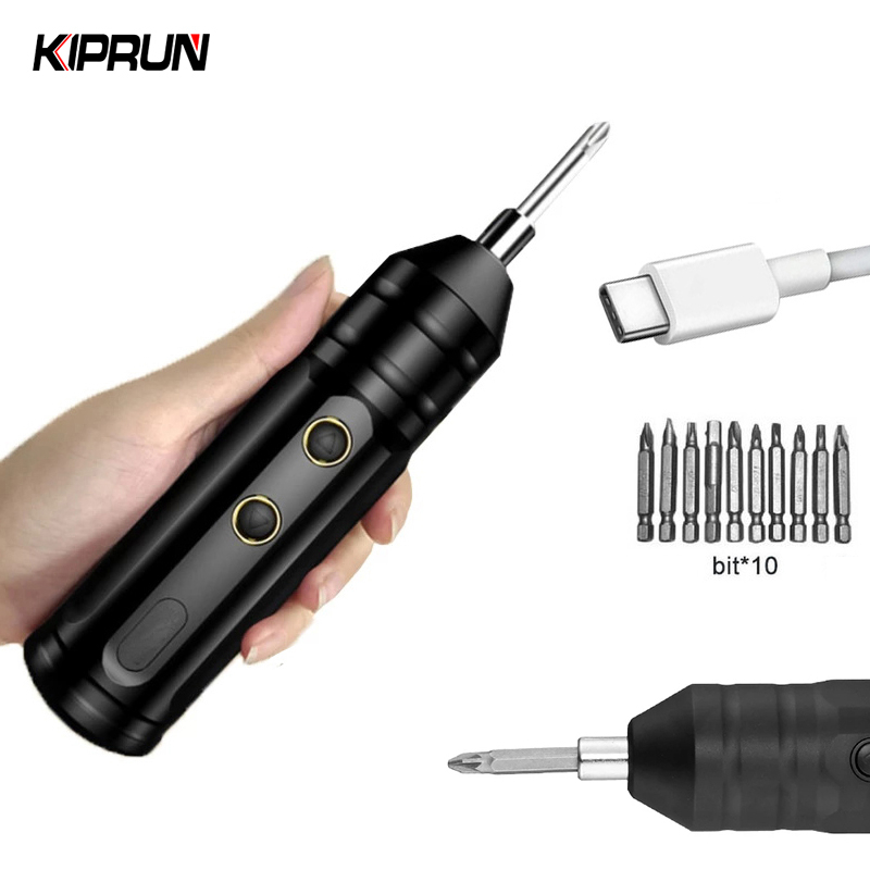 KIPRUN 3.7V Mini Electrical Screwdriver Set Smart Cordless Electric ...