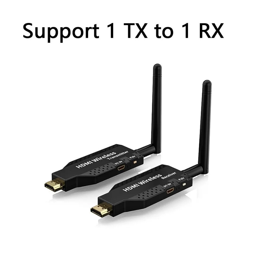 Wireless HDMI Extender Video Transmitter Receiver Screen Share Display ...