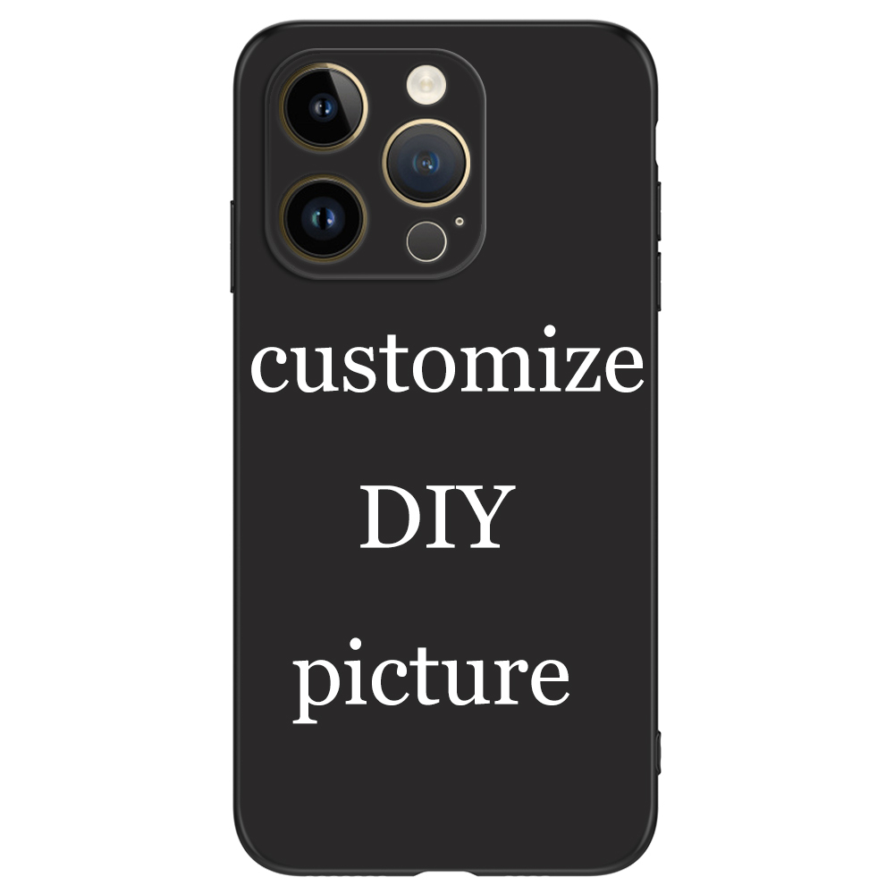 Customized DIY Phone Case for All Models Custom Soft Silicon Black Tpu ...