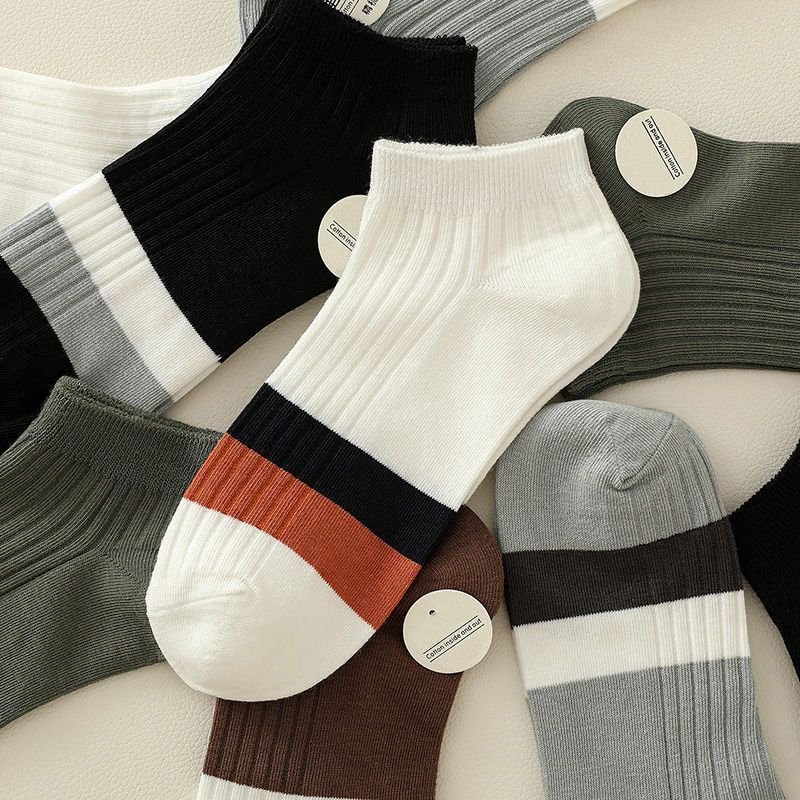 Socks Men's sweat and odor resistant short tube socks Summer thin sweat ...