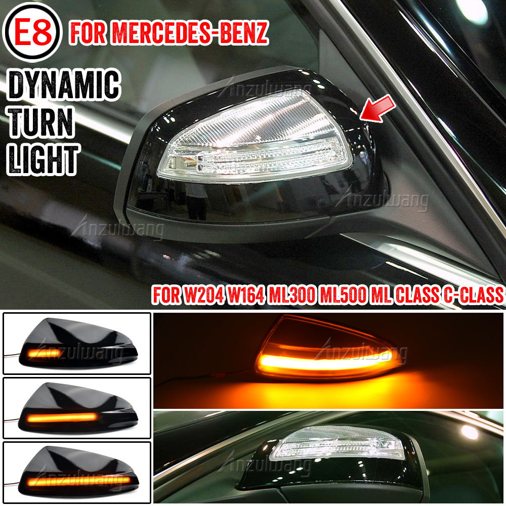 LED Dynamic Turn Signal Light Side Mirror Indicator Blinker For ...