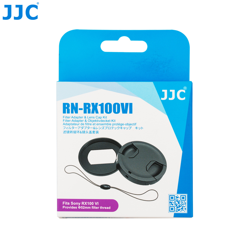 JJC RN-RX100VI Aluminium Filter Adapter Ring with Lens Cap for Camera ...