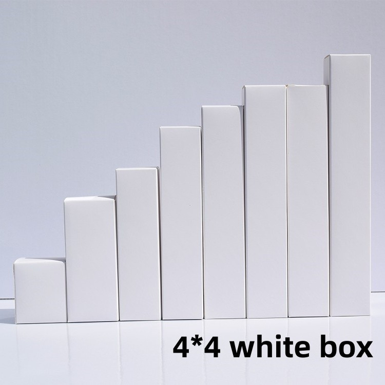 50pcs/Lot Wholesale 3*3cm 4*4cm Long Box Square Rectangular Blank Small ...