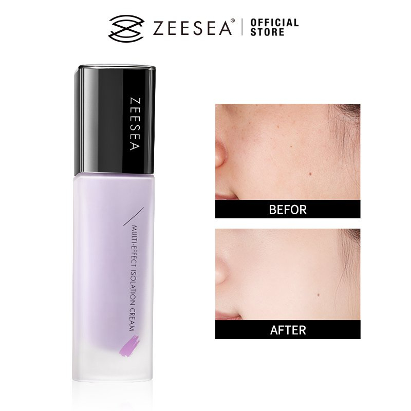ZEESEA Face Primer Cream Makeup Base Natural Long Lasting Cosmetics | Shopee Singapore