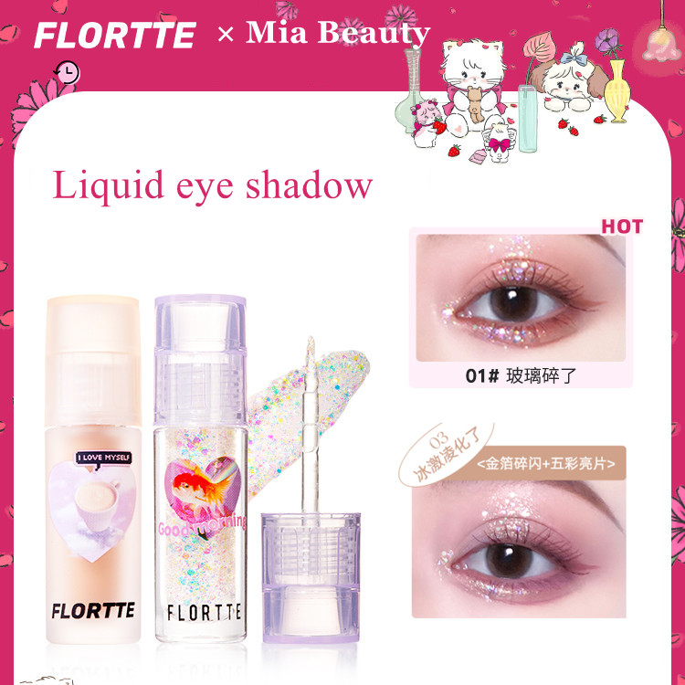 (Hot sale) Flortte Glitter Pearl Liquid Eyeshadow | Shopee Singapore