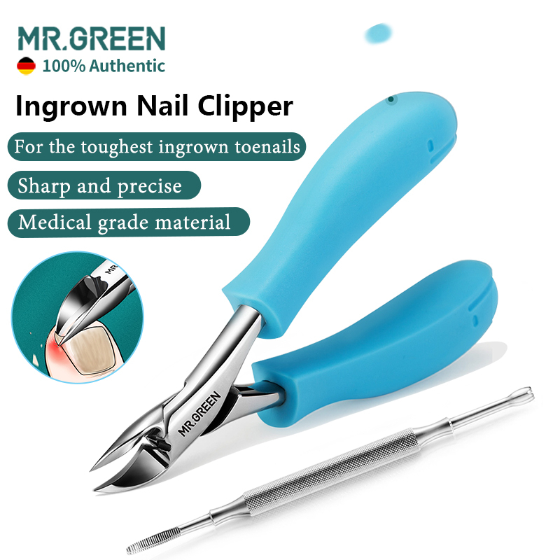MR.GREEN Nail Clipper Ingrown Toenail Cutter Anti-Splash Olecran ...