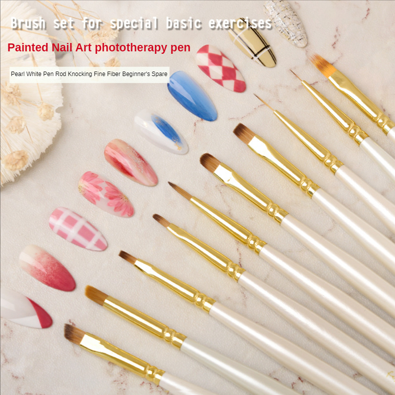 Ten Styles Japanese Manicure Pen Set / Universal pull line painted ...