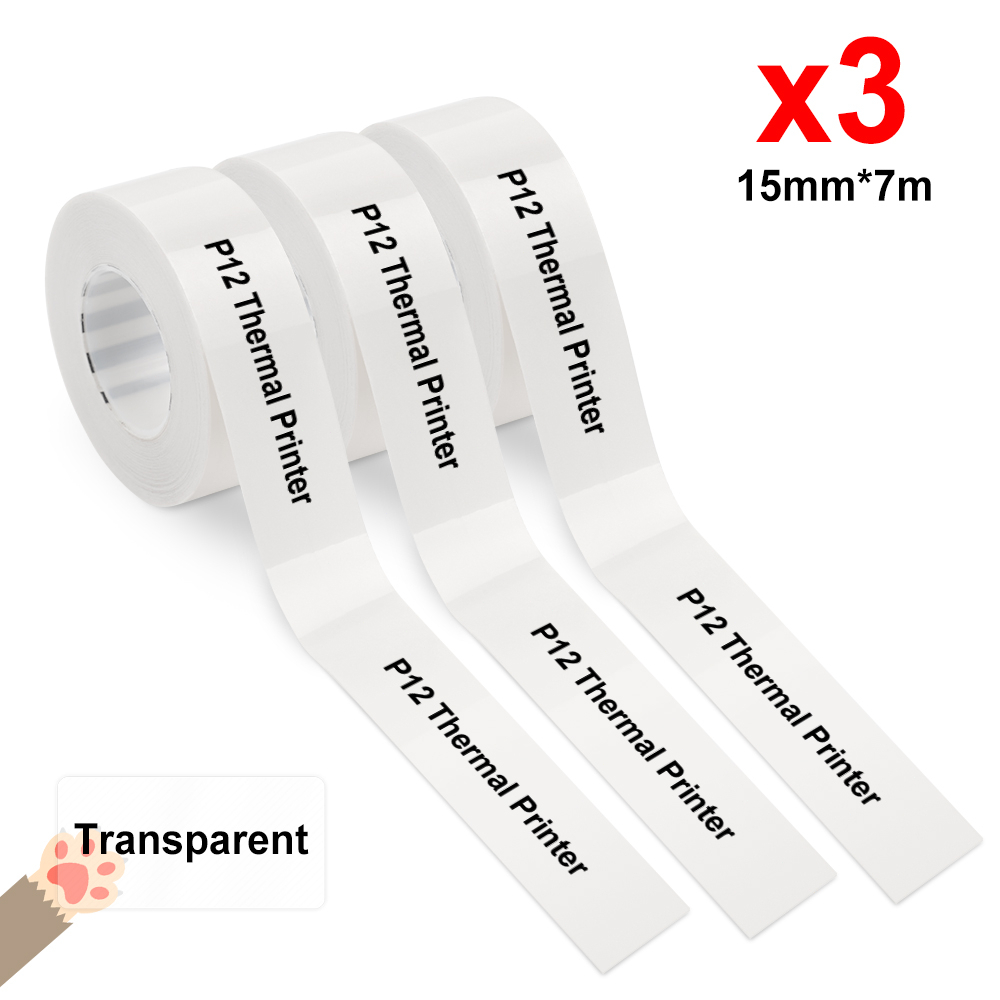 Marklife Inkless Thermal Printer P12 Portable Label Printer Bluetooth ...