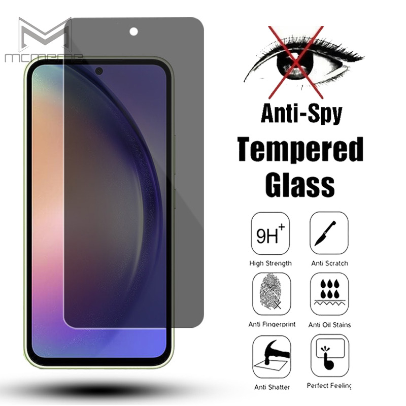 1-2PCS Privacy Anti-Spy Tempered Glass Screen Protectors Samsung A06 ...
