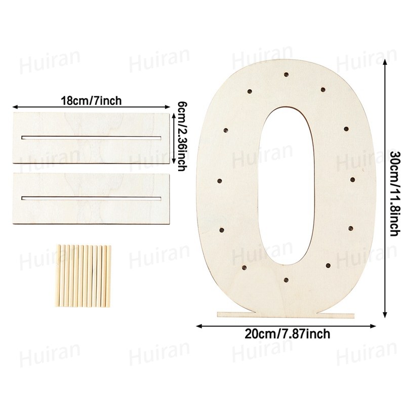 DIY Wooden Number Donuts Wall Display Stand Numbers Donut Stand ...
