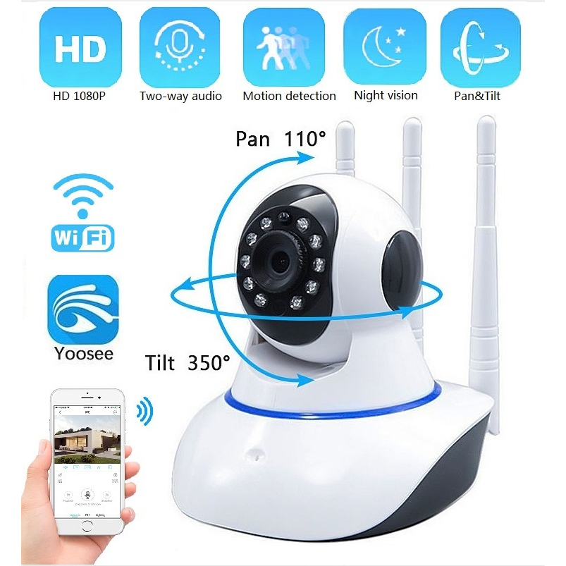 🔥YOOSEE 🔥HD 1080P IP Camera WiFi Two Way Audio Record Wireless CCTV ...