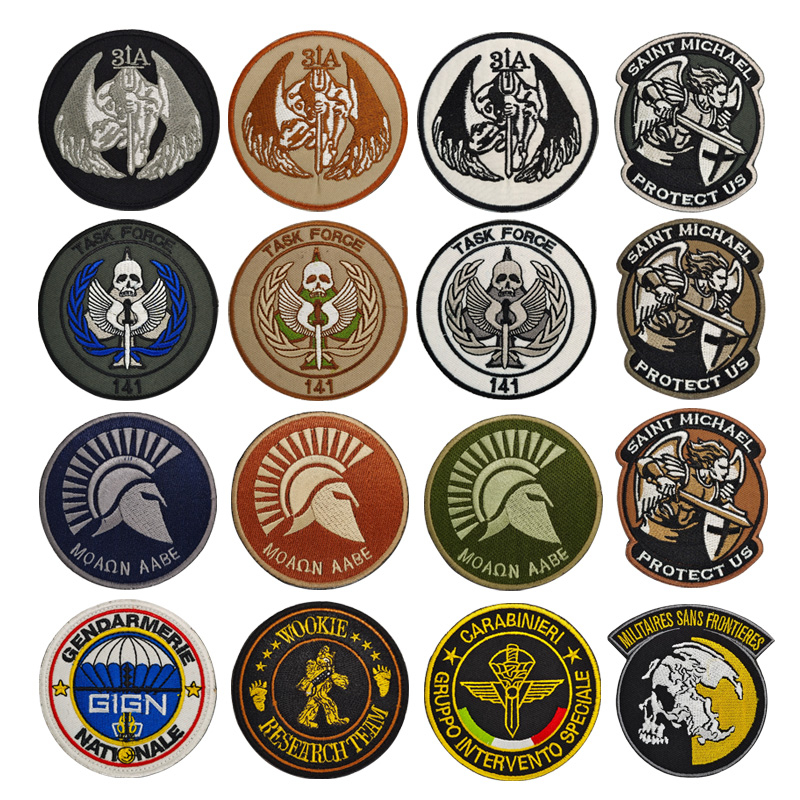 Embroidered Armband Tactical Spartan Badger Team Patch Badge Multiple ...