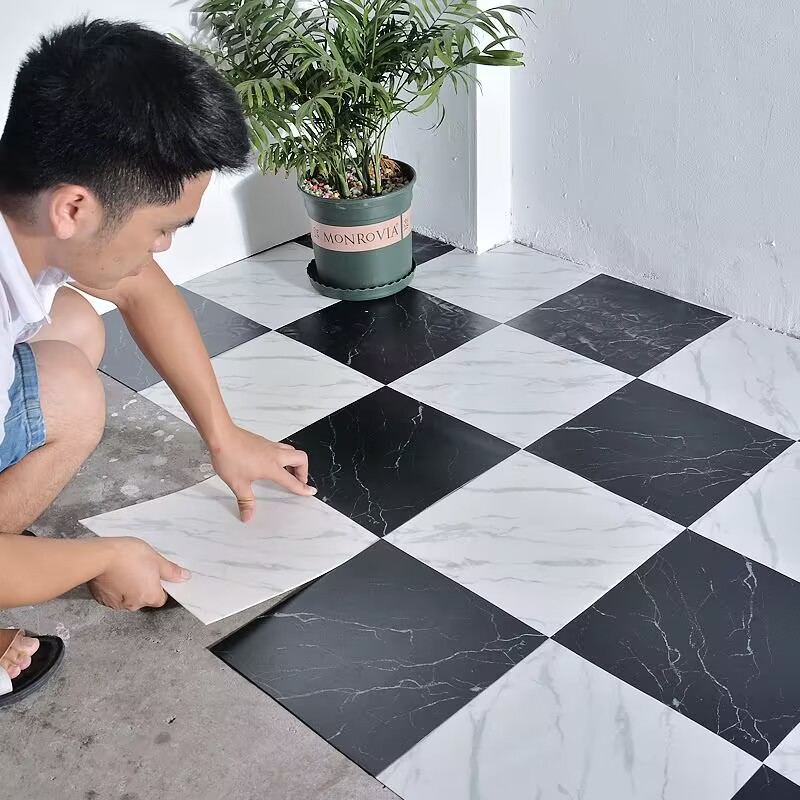 New 3d waterproof marble tile sticker decor home interior modern ...