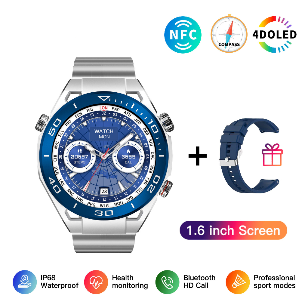 2023 NEW 1GB MT15S For Huawei Watch Ultimate New Smart Watch Men NFC ...