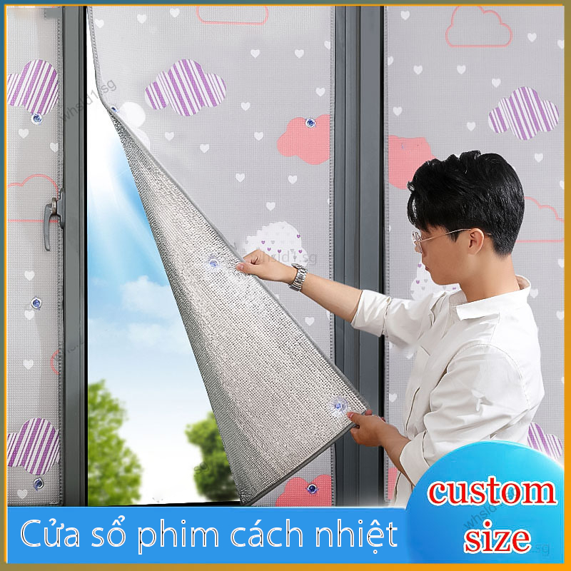 Window Sun Shade Film Home Sunshade Protector Pad Aluminum Foil Anti-UV ...