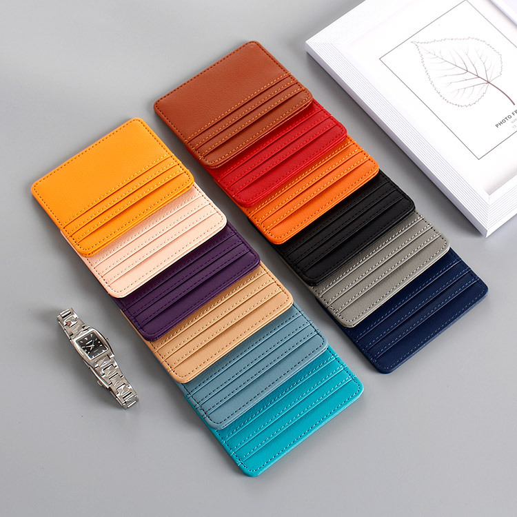 Ultra-thin card holder Men's and women's universal Credit card storage ...