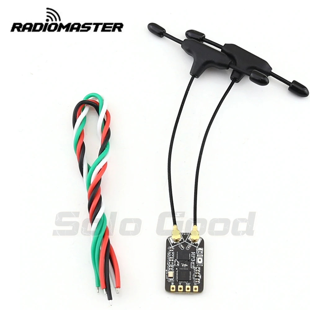 RadioMaster RP3 V3.0 ExpressLRS 2.4ghz Nano Receiver Dual Antenna for ...