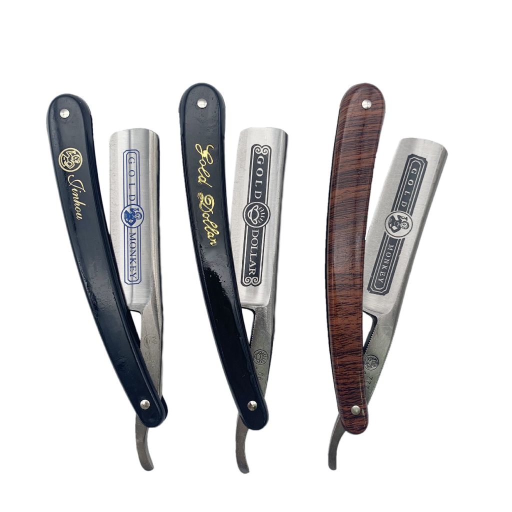 Spot Stainless Steel Straight Edge Barber Razor Barber Tools Vintage ...