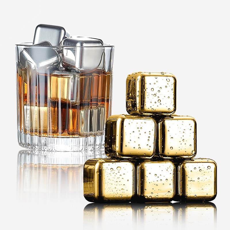 304 Stainless Steel Quick Frozen Ice Cubes Reusable Metal Ice Particles ...