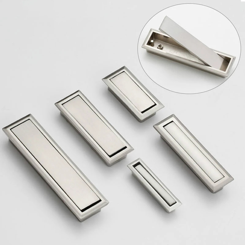 Recessed Handle Concealed Installation Door Invisible Hardware Wardrobe ...