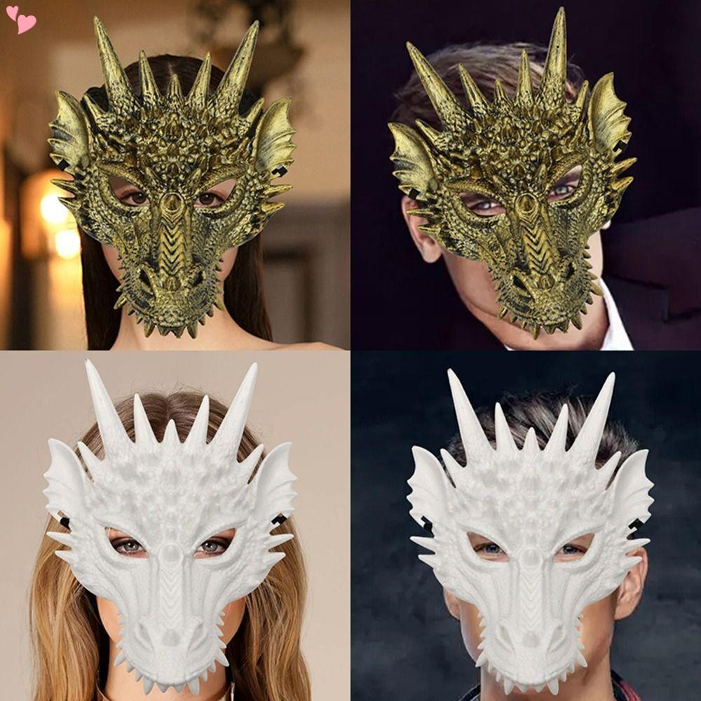 3D Dragon Mask Halloween Party Costume Cosplay for Adults , Scary ...
