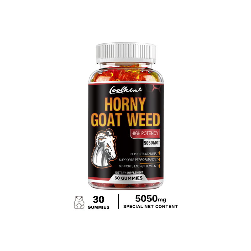 Horny Goat Gummies with Black Pepper, Horny Goat Grass - Long Lasting ...