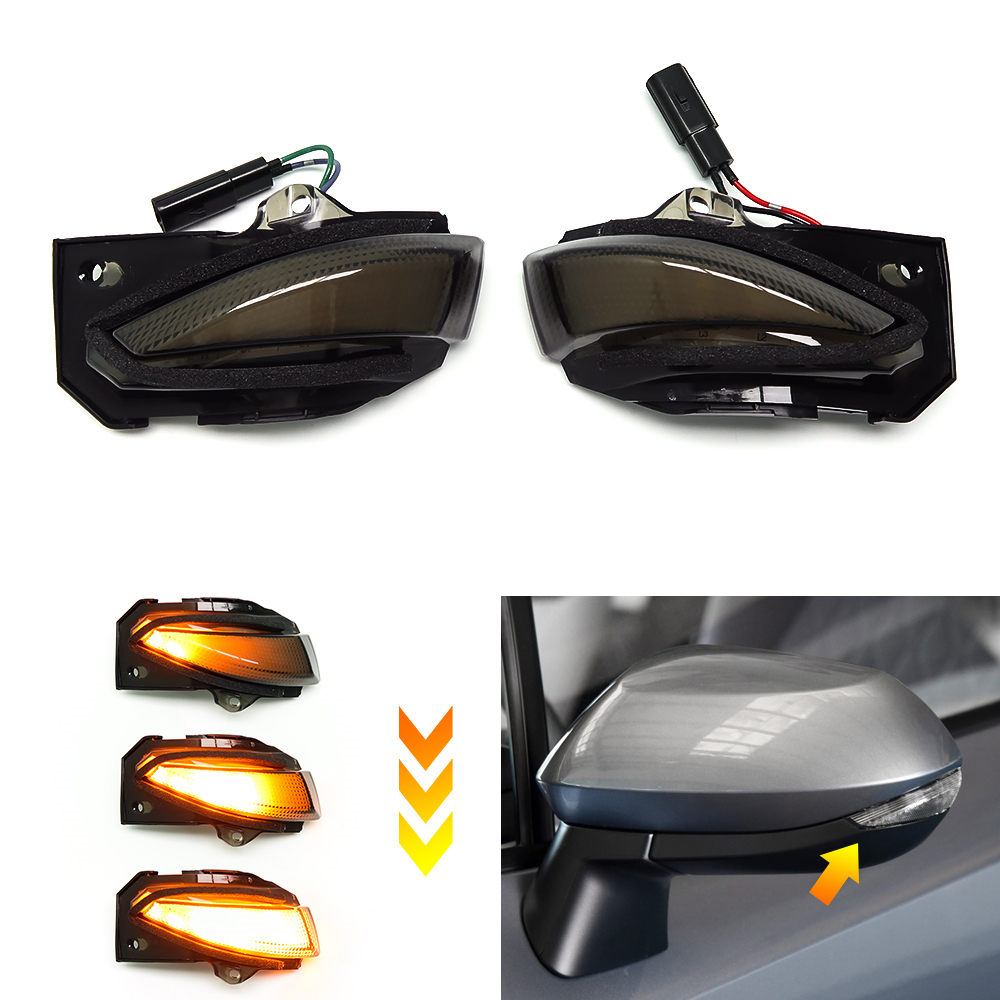 For Toyota Yaris Ativ Vios 2022-2024 2PCS LED Dynamic Side Mirror ...