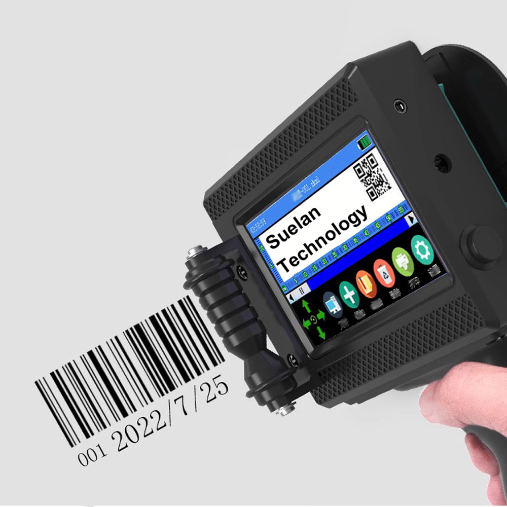 Handheld Inkjet Printer Portable Date Batch Number QR Code Packaging ...