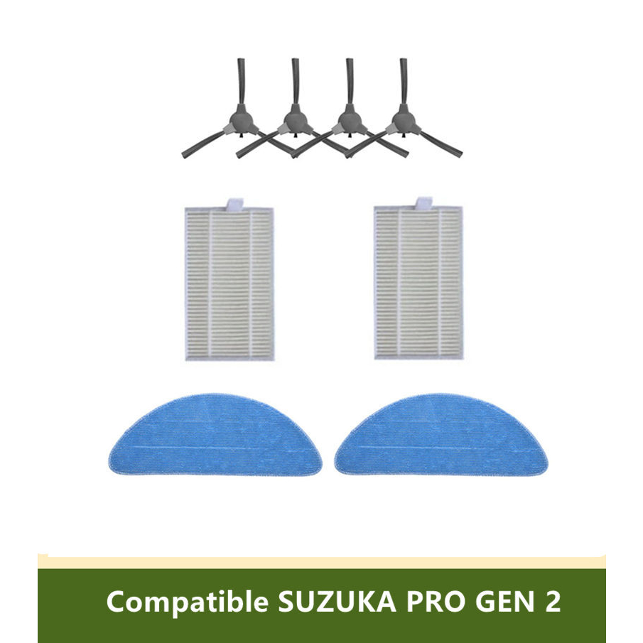 SUZUKA PRO GEN 2 Robot Vacuum Cleaner Compatible Accessories | Shopee ...