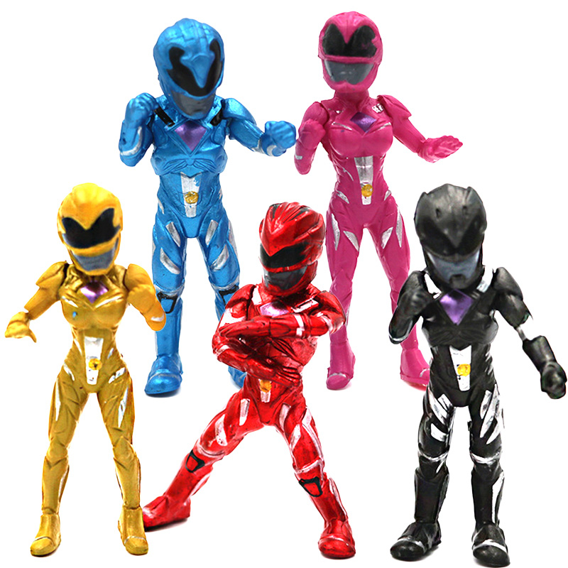 Power Rangers Cartoon Miniature Movie Action Figures Legendary Warrior ...