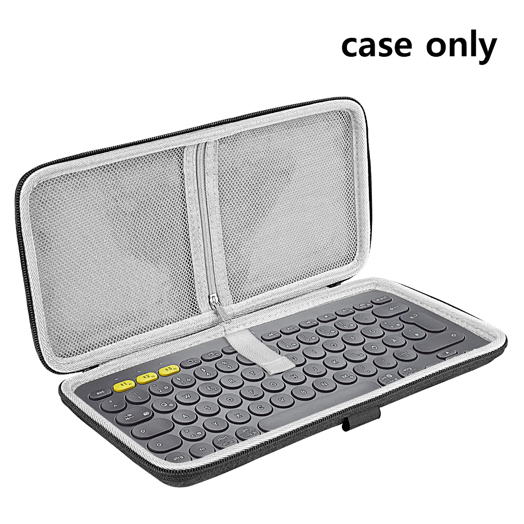 Geekria Wireless Keyboard Case for Logitech K380 Keyboard, Protective ...